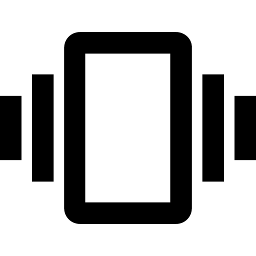 Vibration icon svg png free download