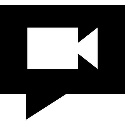 Video chat icon svg png free download