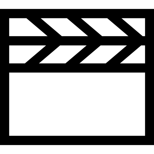 Video clapper icon svg png free download