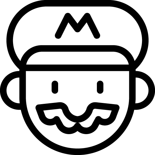 Video game mario icon svg png free download