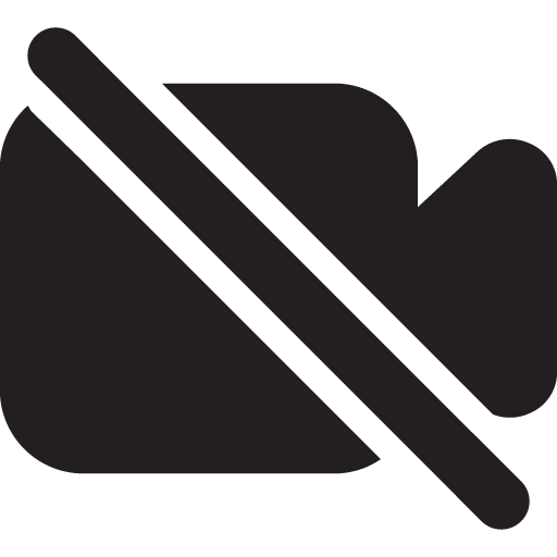 Video off icon svg png free download