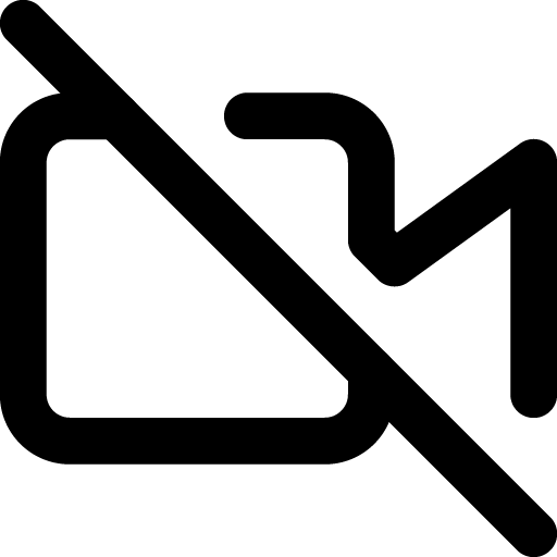 Video off icon svg png free download - 2