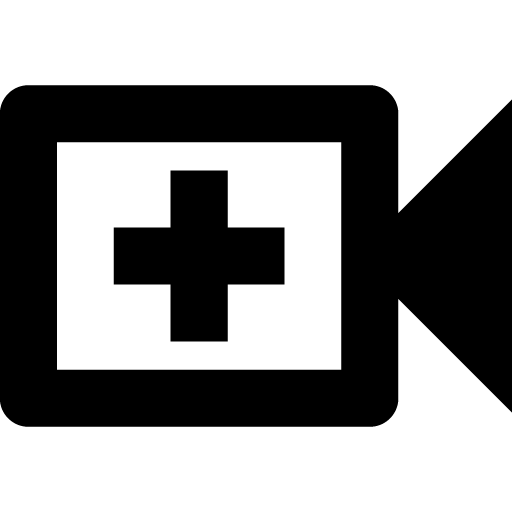 Video plus outline icon svg png free download