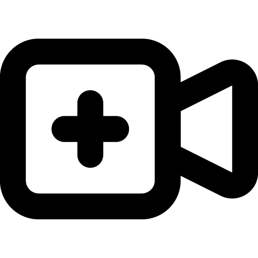 Video plus icon svg png free download - 3