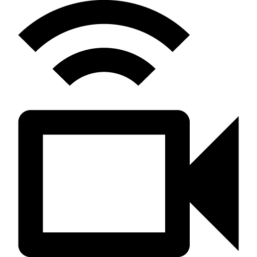 Video wireless outline icon svg png free download