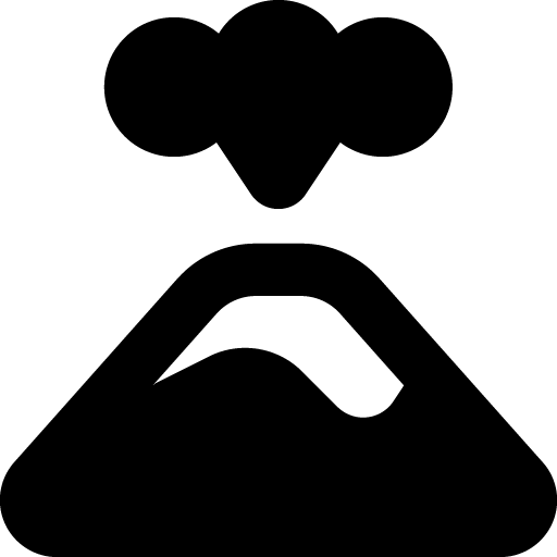 Volcano icon svg png free download - 3