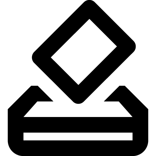 Vote outline icon svg png free download