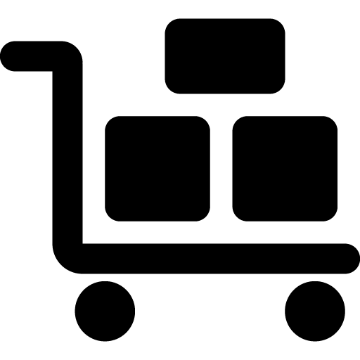 Warehouse cart packages icon svg png free download - 3