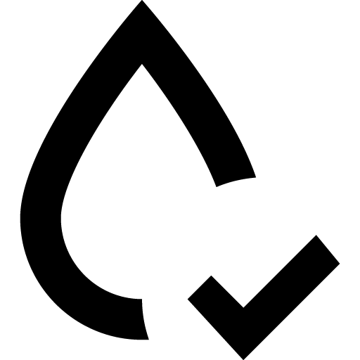 Water check outline icon svg png free download