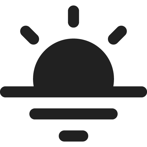 Weather sunny low icon svg png free download
