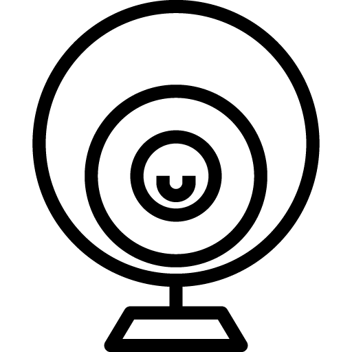 Web camera icon svg png free download