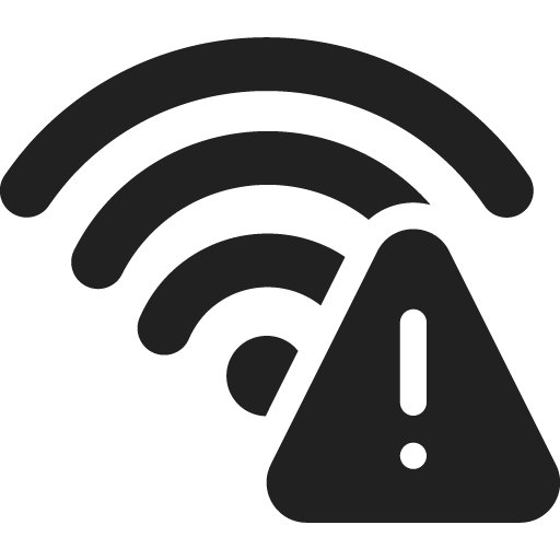 Wifi warning icon svg png free download