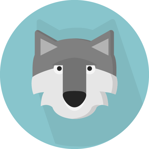 Wolf icon svg png free download