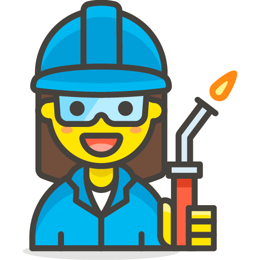 Woman factory worker icon svg png free download