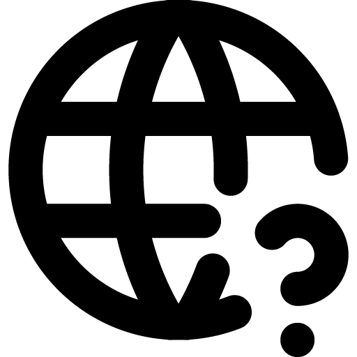 World question icon svg png free download