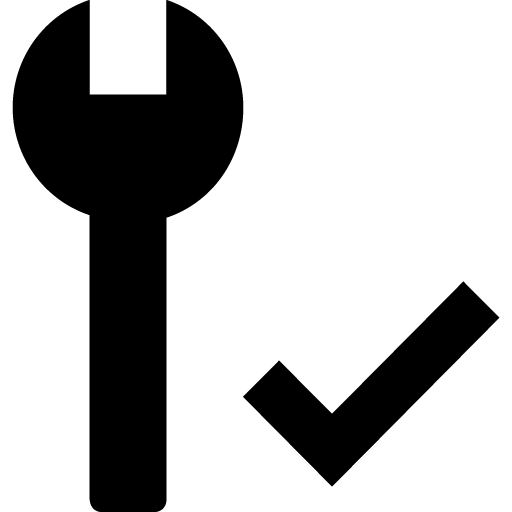 Wrench check icon svg png free download