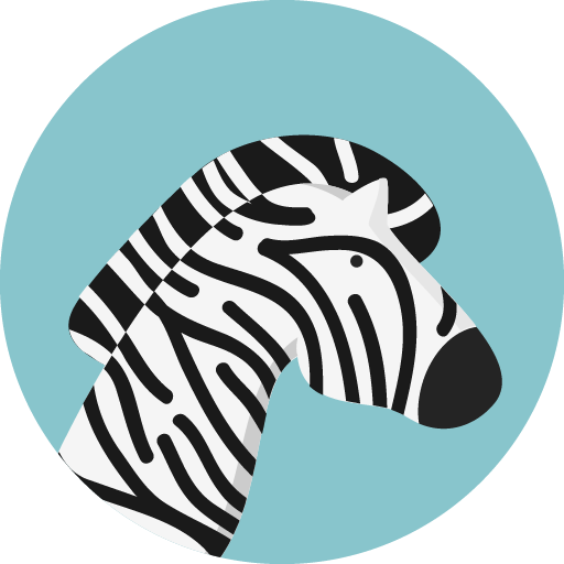 Zebra icon svg png free download