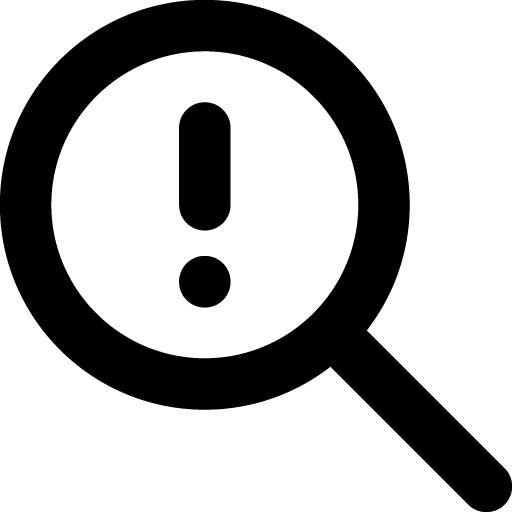 Zoom exclamation icon svg png free download