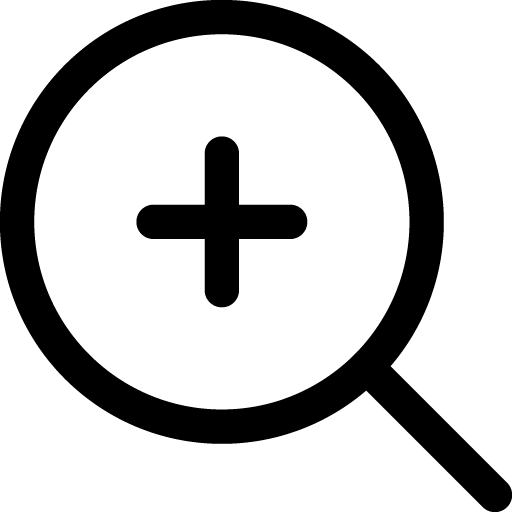 Zoom in outline icon svg png free download - 3