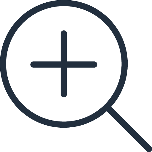 Zoom in outline icon svg png free download - 8