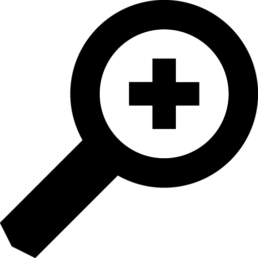 Zoom in outline icon svg png free download - 9