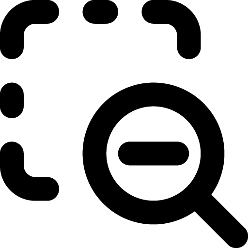 Zoom out area icon svg png free download